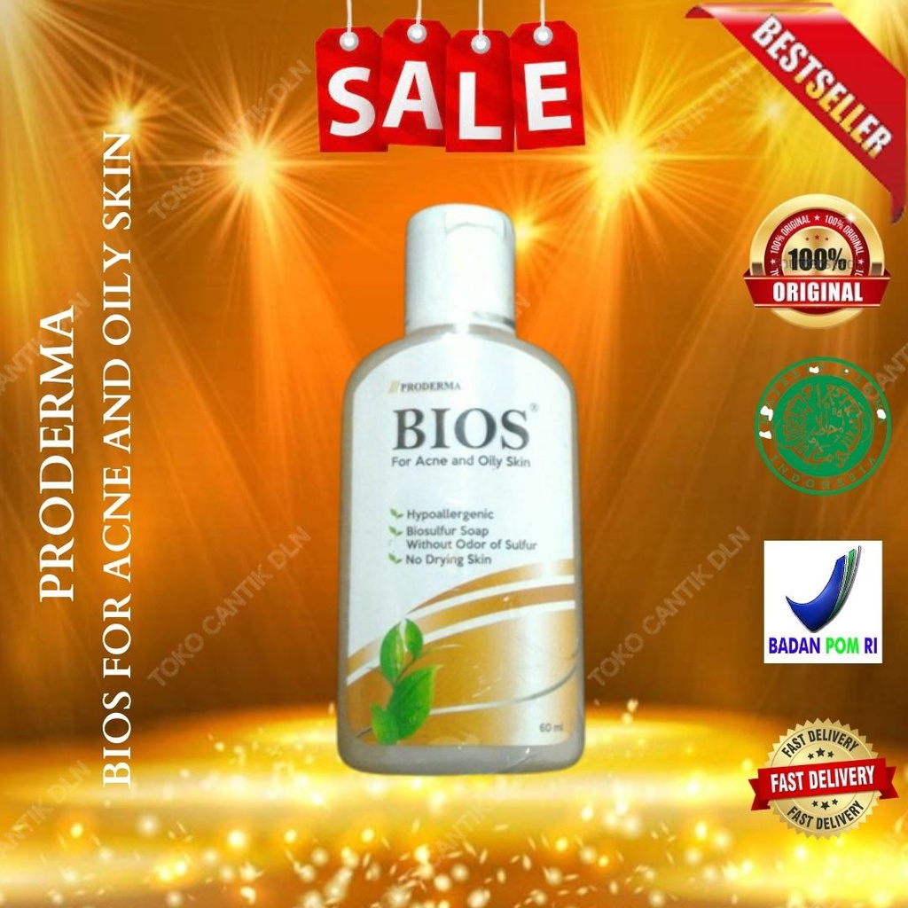 Jual proderma bios wash for acne and oily skin 60 ml #sabun jerawat ...