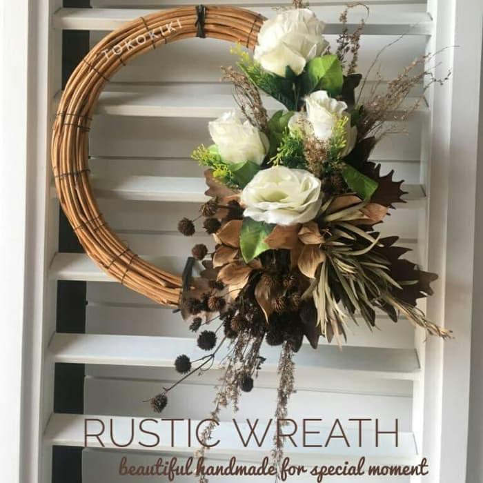 Jual Lingkaran Ranting Dekorasi Bunga Rustic Photobooth/Lamaran/Wedding ...