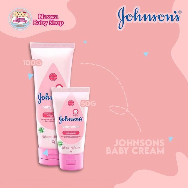 Jual Johnsons Baby Cream 50g 100gr | Shopee Indonesia