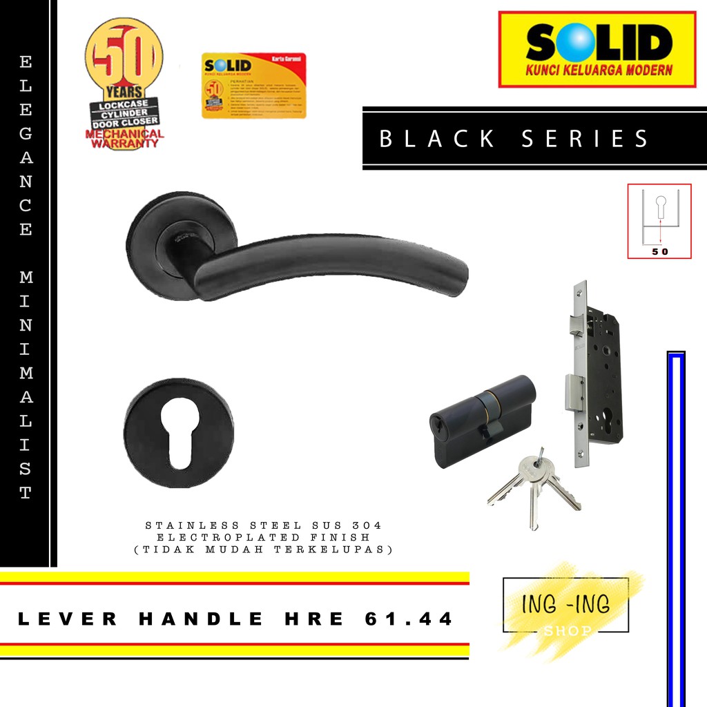 Jual Lever Handle Solid HRE 61.44 BL Gagang Pintu Solid Handle Pintu ... Jual Lever Handle Solid HRE 61.44 BL Gagang Pintu Solid Handle Pintu ...