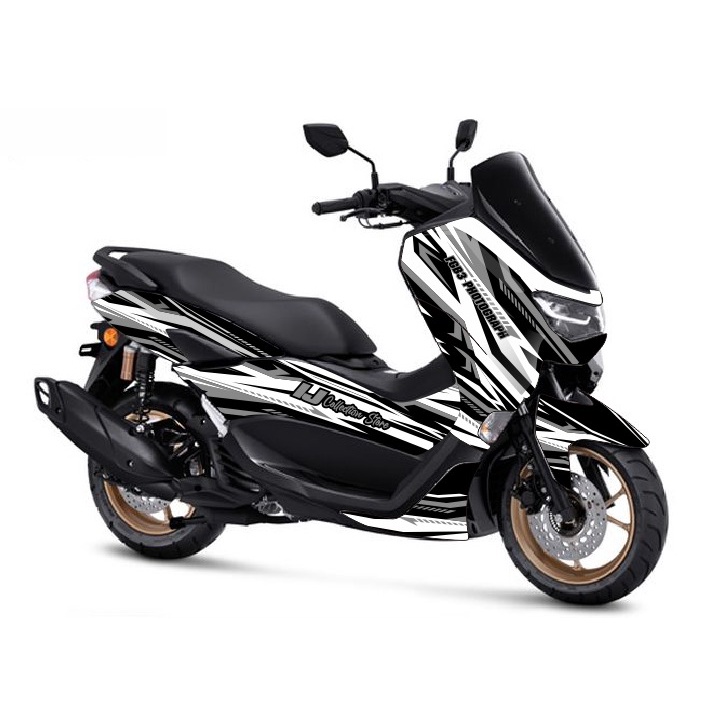Jual STICKER NEW NMAX FULL BODY HITAM PUTIH | Shopee Indonesia