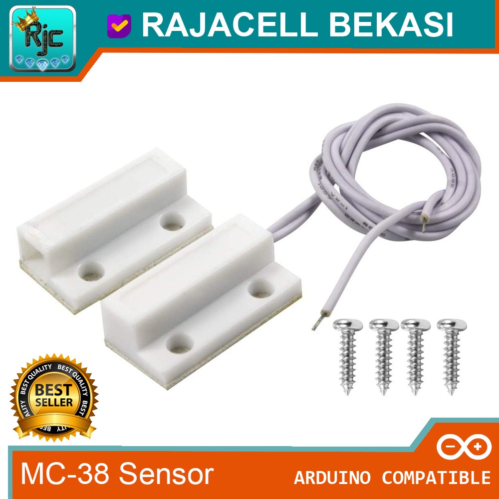 Jual MC-38 MC38 Sensor Magnet untuk Jendela Pintu Sistem keamanan ...