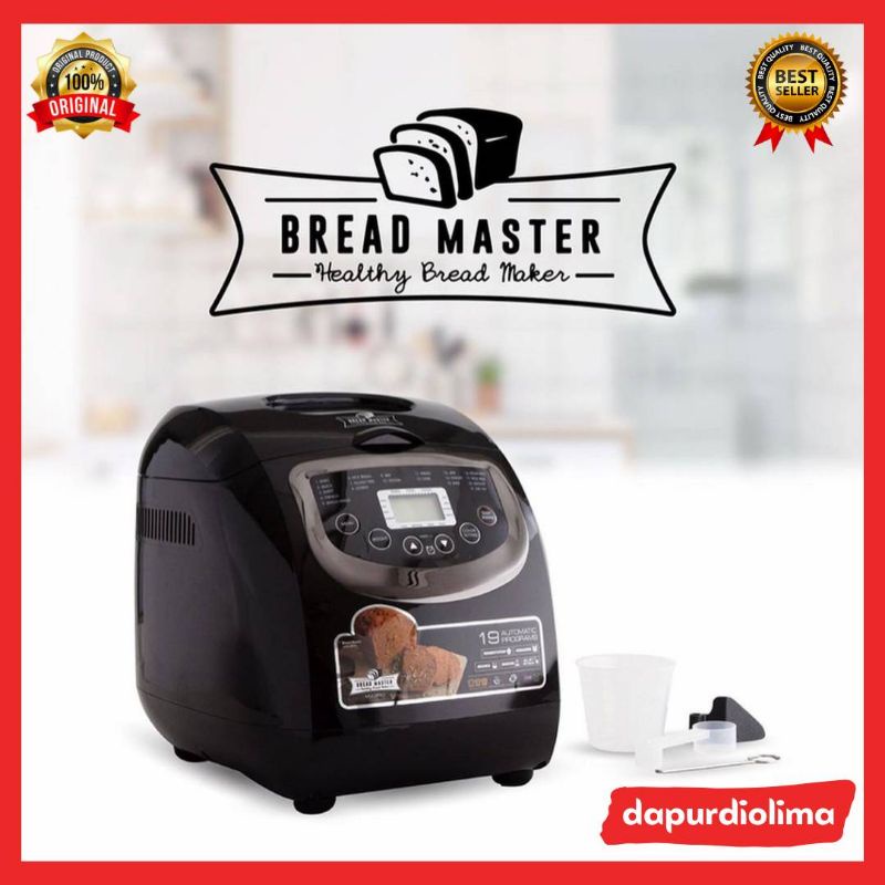 Jual Bread Master Alat Pembuat Roti Sekali Sentuh Bread Maker Otomatis ...