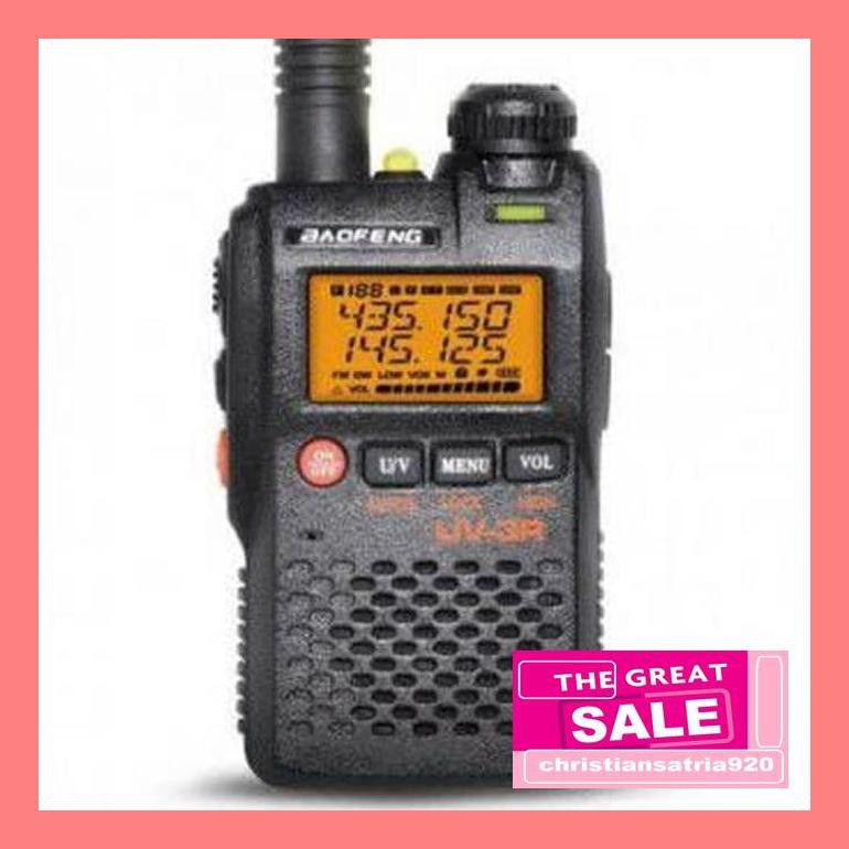 Jual Crh4Dtlop Ht Mini Uv-3R Handy Talky Baofeng Dual Band Uv3R Uhf Vhf Bf-Uv3R Tlp6Cch | Shopee ...