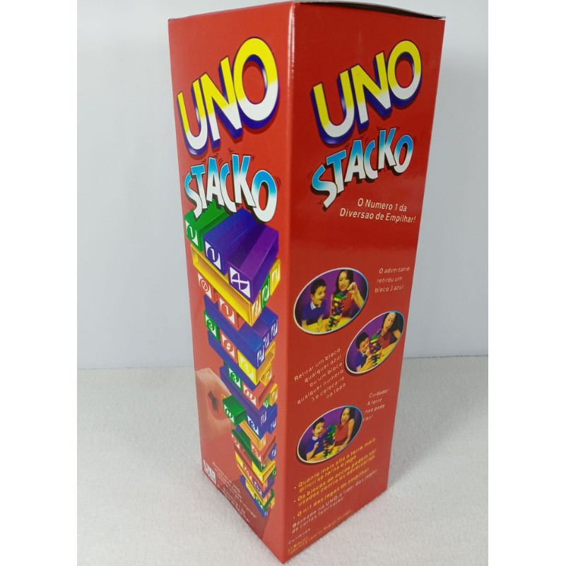 Jual Uno Stacko / Mainan Balok Susun Tower Stacko / Board Games Uno ...