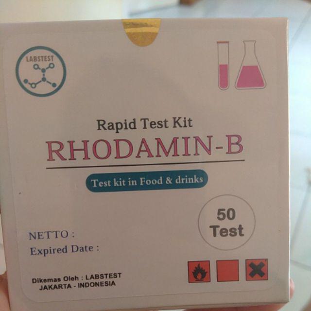 Alat Uji Pewarna Rhodamin-B, Test Kit Rhodamine B Rapid Test | Shopee ...