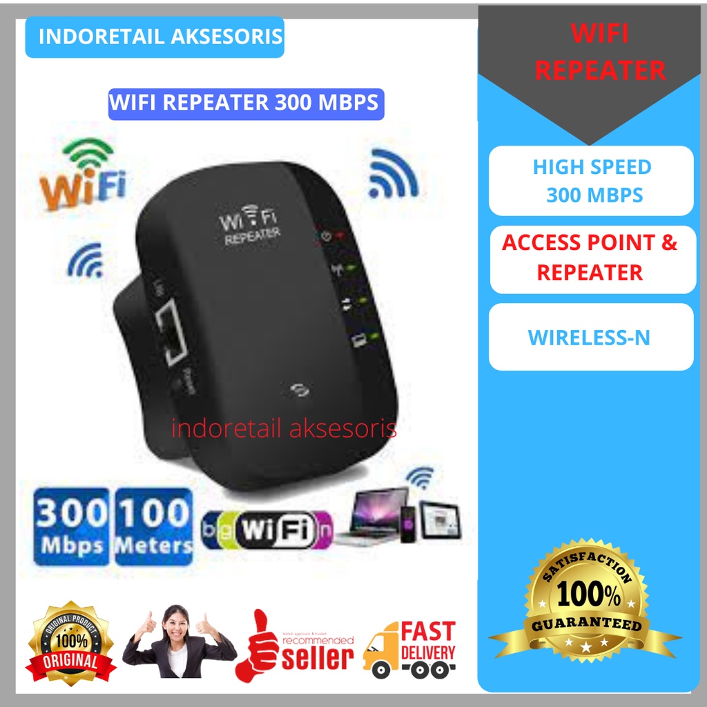 Jual Wifi Range Extender Router WiFi Repeater Relay 300 Mbps Access Point | Shopee Indonesia