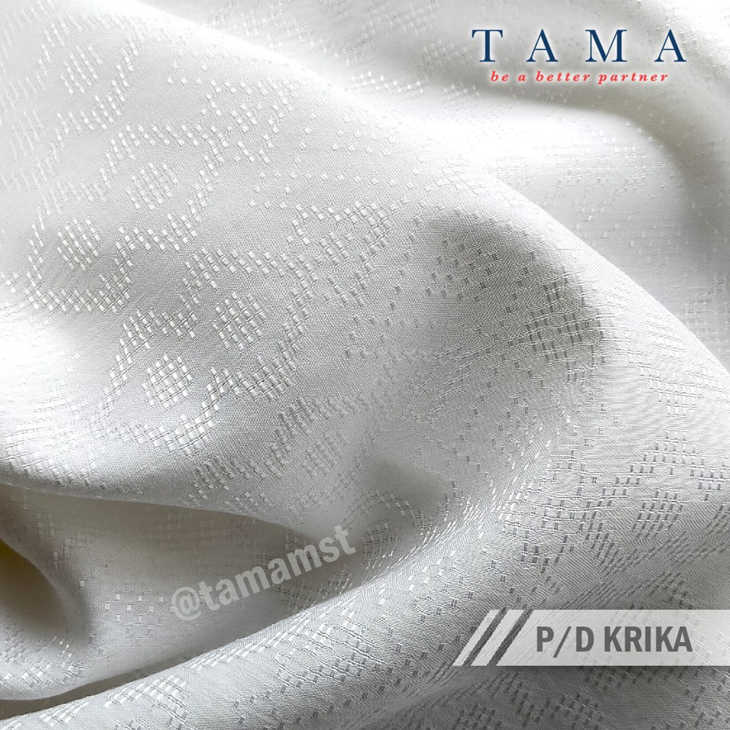 Jual Kain Katun Rayon Premium Motif Dobby P/D Krika 0.5 Yard | Shopee ...