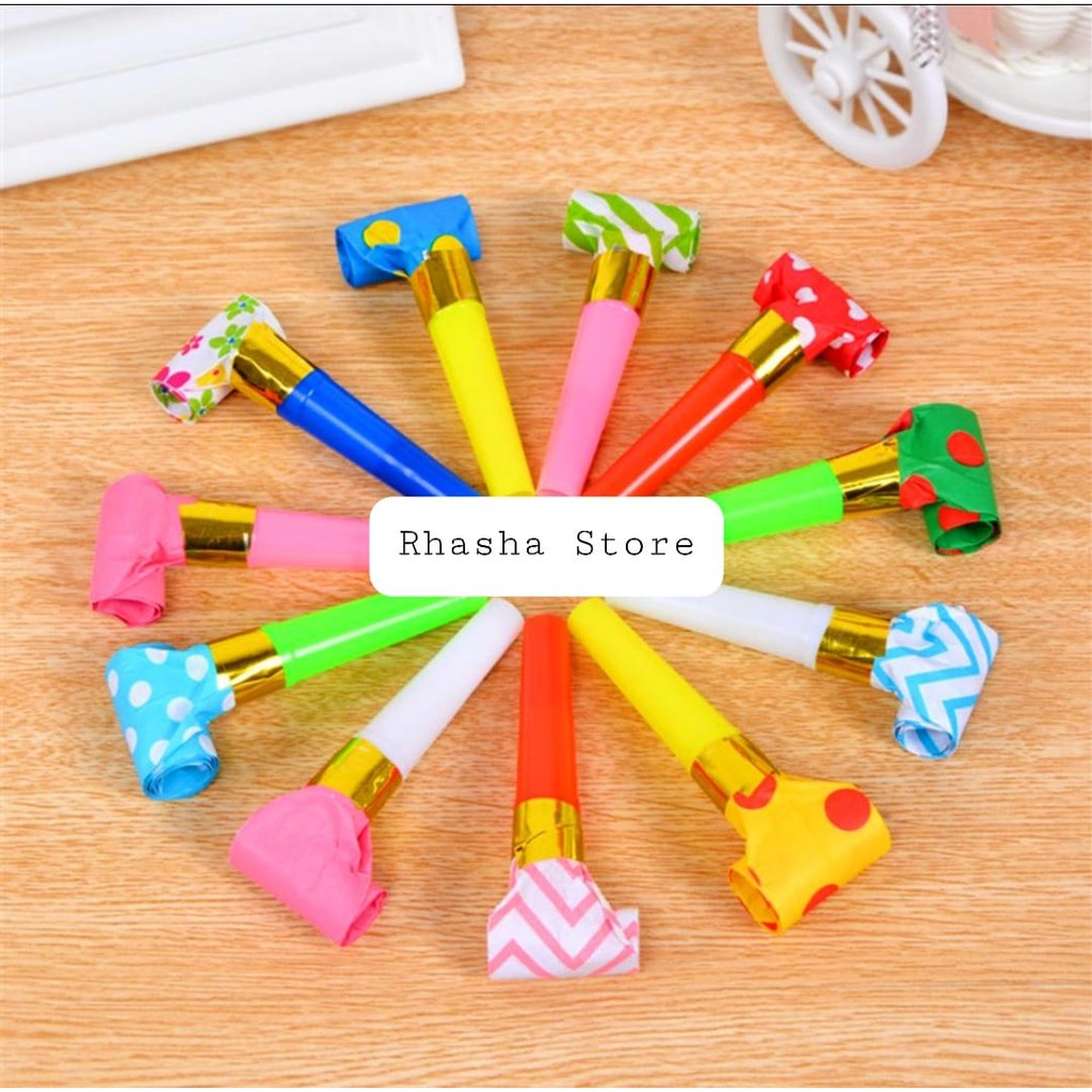 Jual Terompet kertas mini - Tiupan kertas - Party Blower | Shopee Indonesia