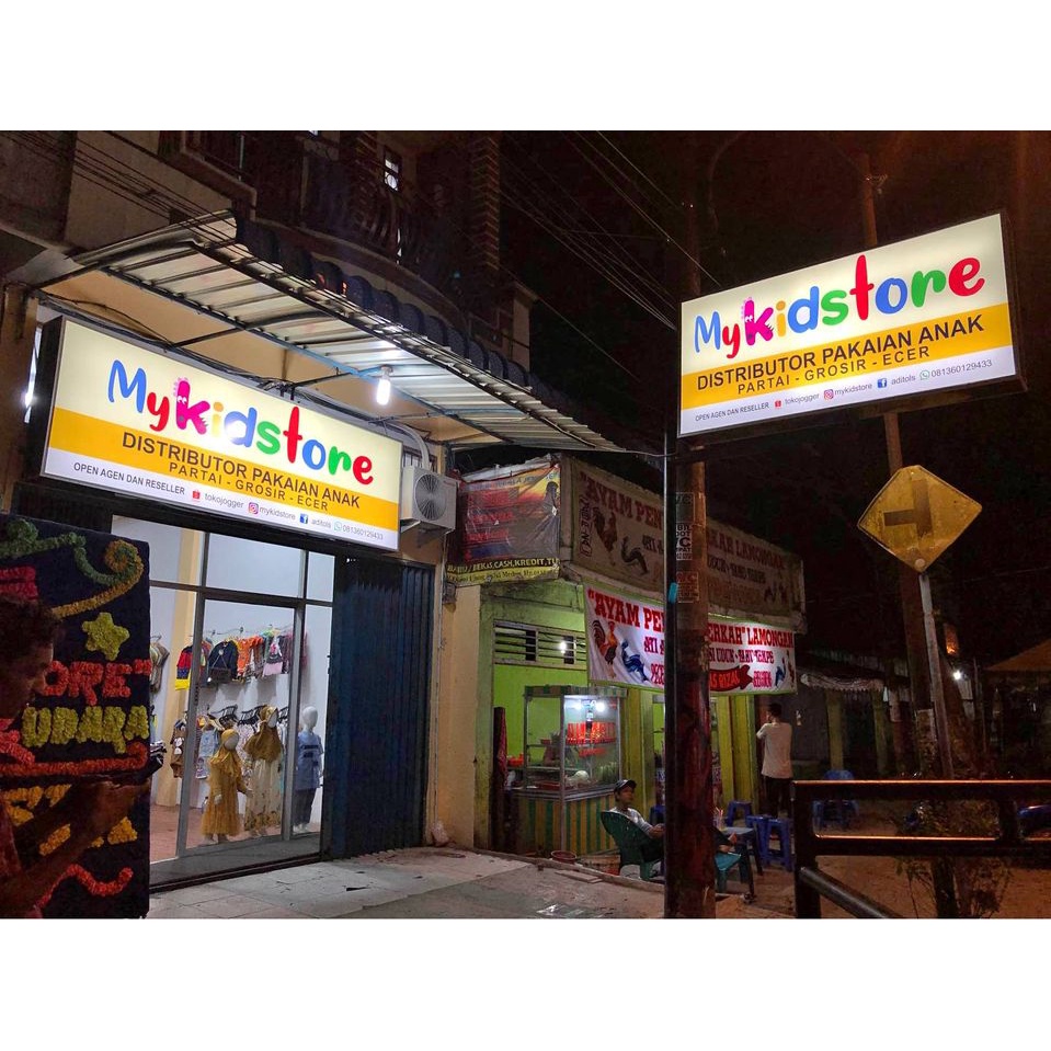 Jual Neon Box Akrilik | Neon Box | Plang Merek | Shopee Indonesia