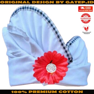 Jual Udeng Bali Putih Polos Setengah Jadi Lis Kotak Poleng - Ikat ...