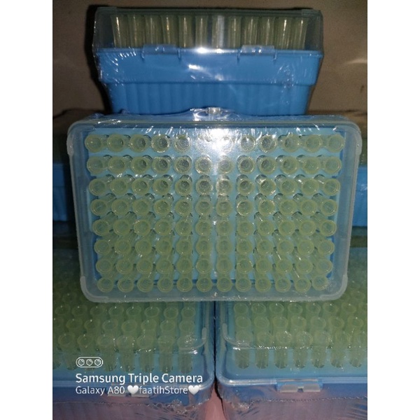 Jual Pipet Tips Yellow 200 μl , Sterile , Rack pack Biologix | Shopee ...