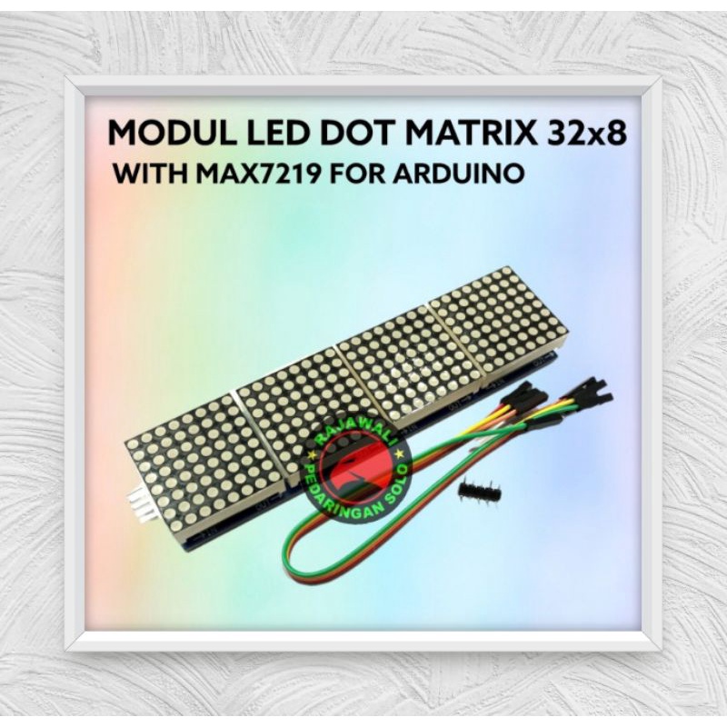 Jual MODUL LED DOT MATRIK MAX 7219 32X8 ARDUINO | Shopee Indonesia