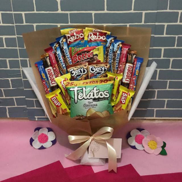 Jual (READY STOCK) BISA KIRIM DI HARI YANG SAMA -BOUQUET SNACK / BUCKET ... Jual (READY STOCK) BISA KIRIM DI HARI YANG SAMA -BOUQUET SNACK / BUCKET ...