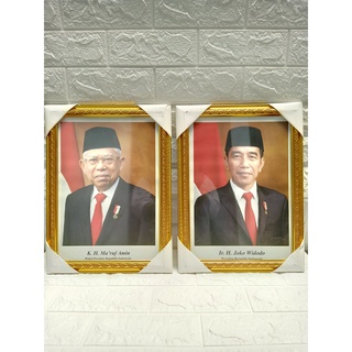 Jual Pigora Presiden Dan wakil presiden Wapres Foto Presiden Pajangan ...