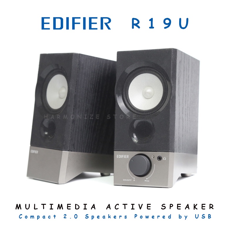 Jual Edifier R19U Compact Bookshelf Speaker USB - 2 Satelite Stereo ...
