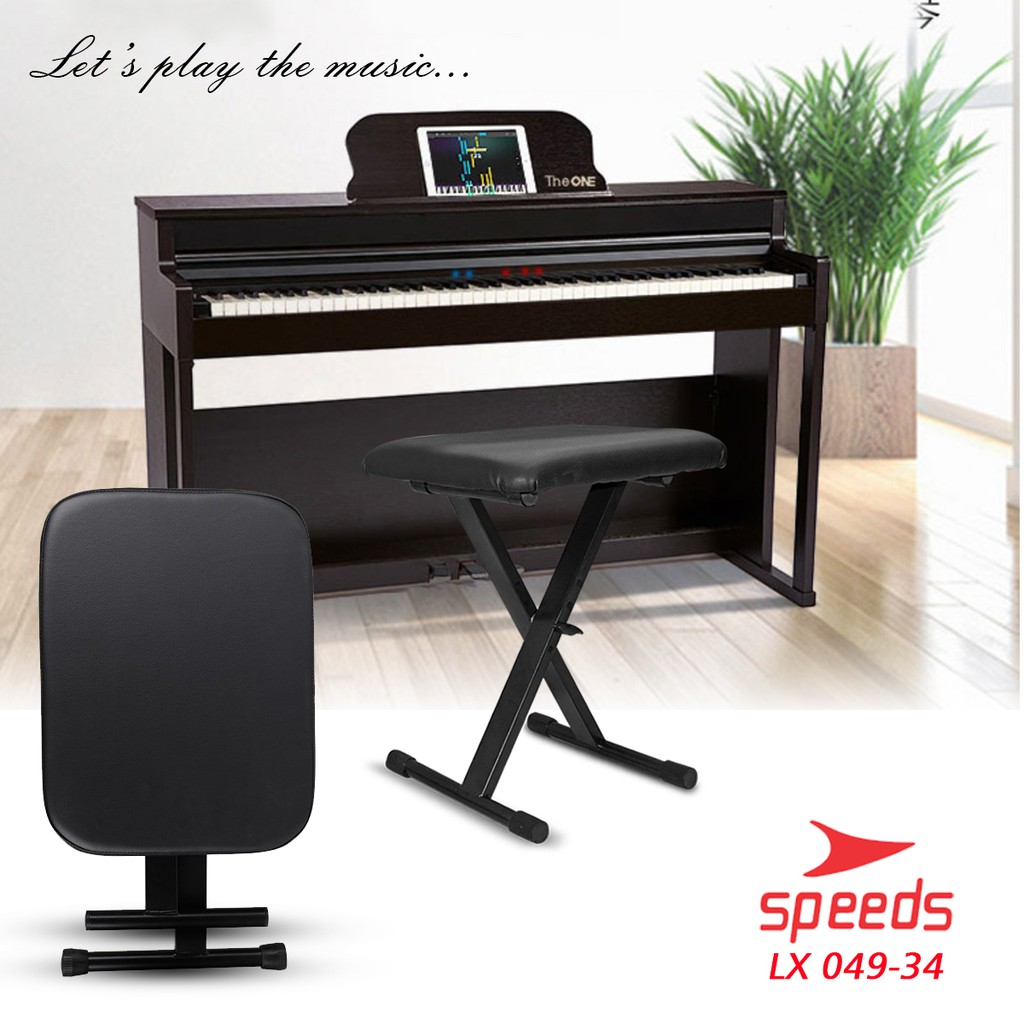 Jual SPEEDS Alat Musik Portable Kursi Lipat Kursi Untuk Piano Kursi ...