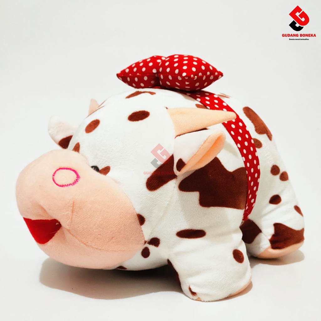 Jual BONEKA SAPI BESAR LUCU DAN GEMOY UKURAN L PANJANG 35 CM | Shopee ...