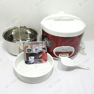 Jual Rice cooker magic com maspion stainless 3in1 1,8L MRJ 1808MS ...