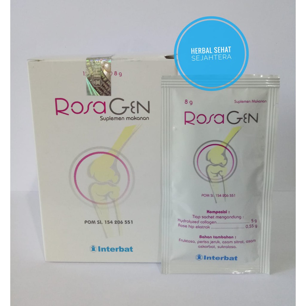 Jual ROSAGEN Rosagen rosagen - 1 Box isi 15 Sachet - Per Box | Shopee ...