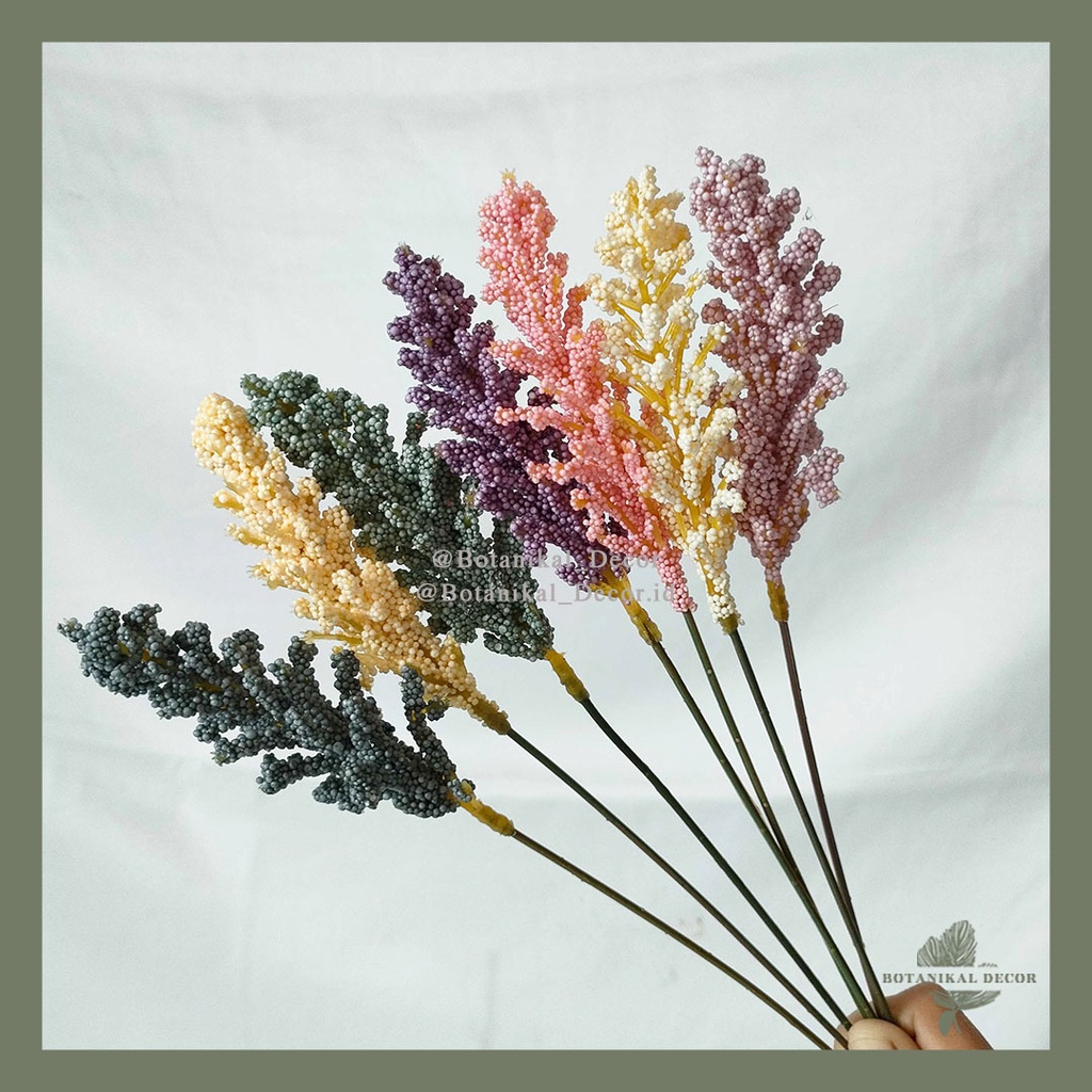 Jual Artificial Japanese Skimmia Flower Bunga Tangkai Palsu Plastik ...