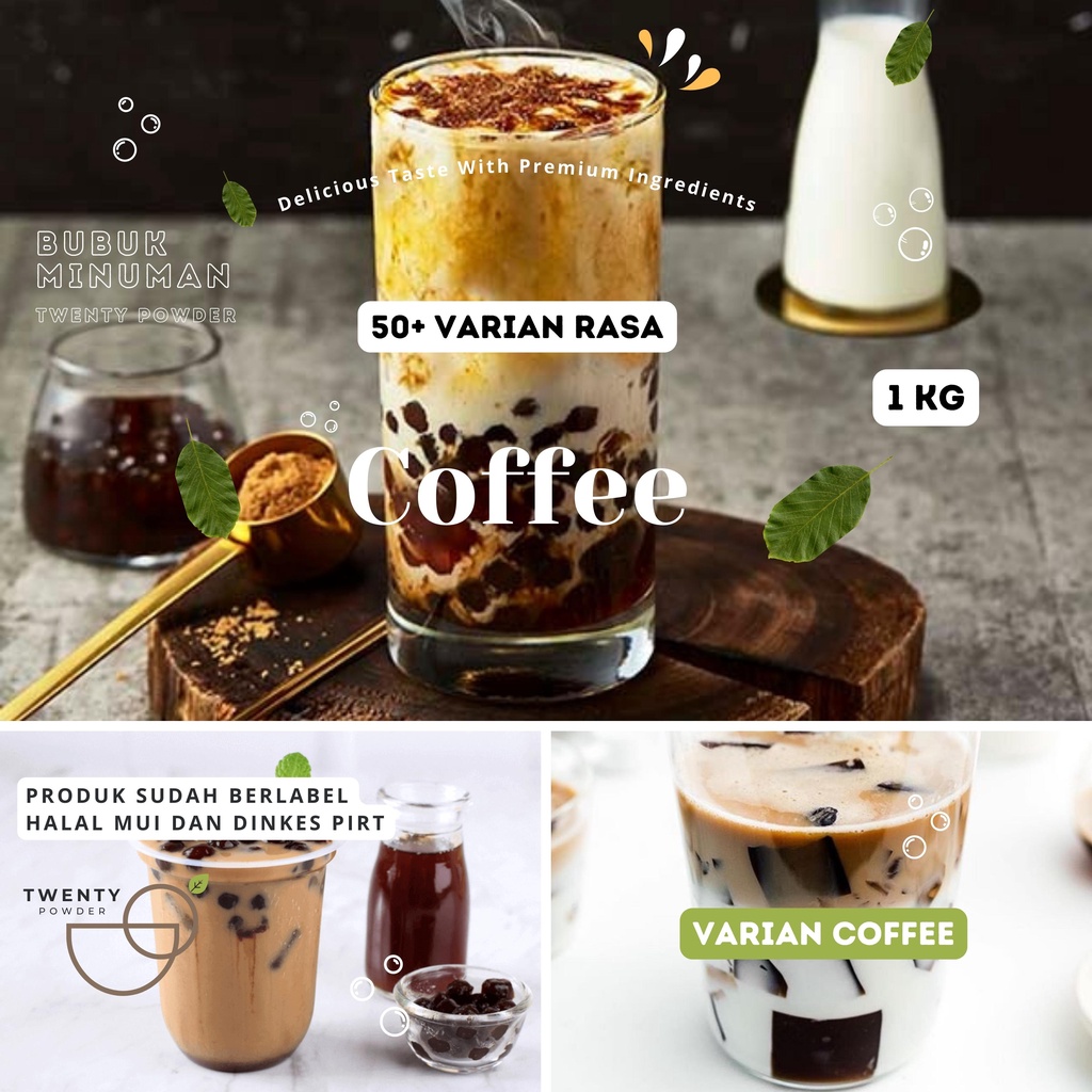 Jual bubuk minuman rasa kopi 1kg serbuk minuman aneka rasa bubuk ...