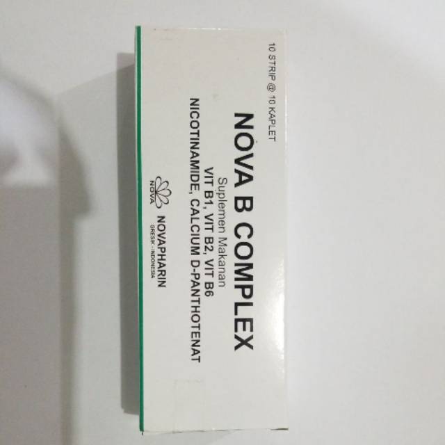 Jual Vitamin b complex nova isi 100 kaplet | Shopee Indonesia