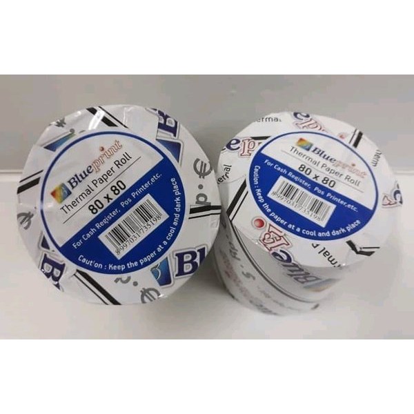 Jual Kertas Thermal 80mm 80x80 Blueprint Thermal Paper Roll Indonesia ...