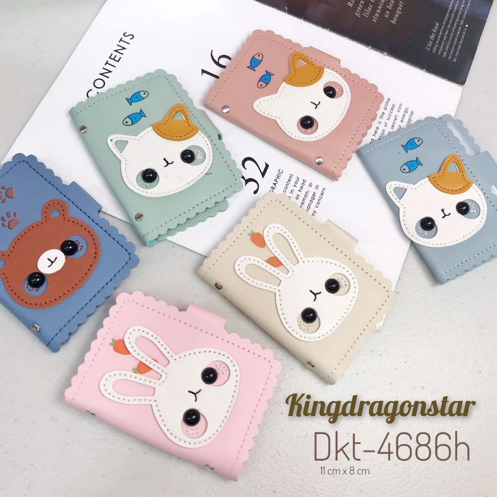 Jual DOMPET KARTU KARAKTER CAT CUTE CARTOON / CARD HOLDER 20 SLOT KD167 ...