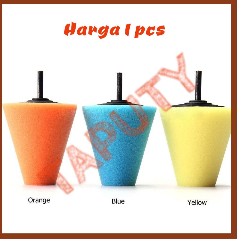 Jual Busa Spons Kerucut Poles Vleg Grill Mobil Motor Sponge Cone Puff ...