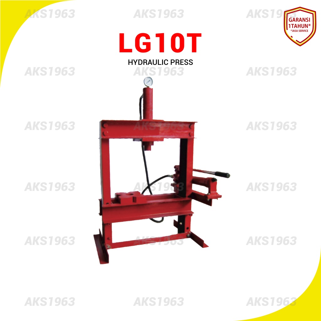 Jual Mesin Alat Pres Velg Hidrolik Hydraulic Press Kapasitas 10 Ton AKS ...