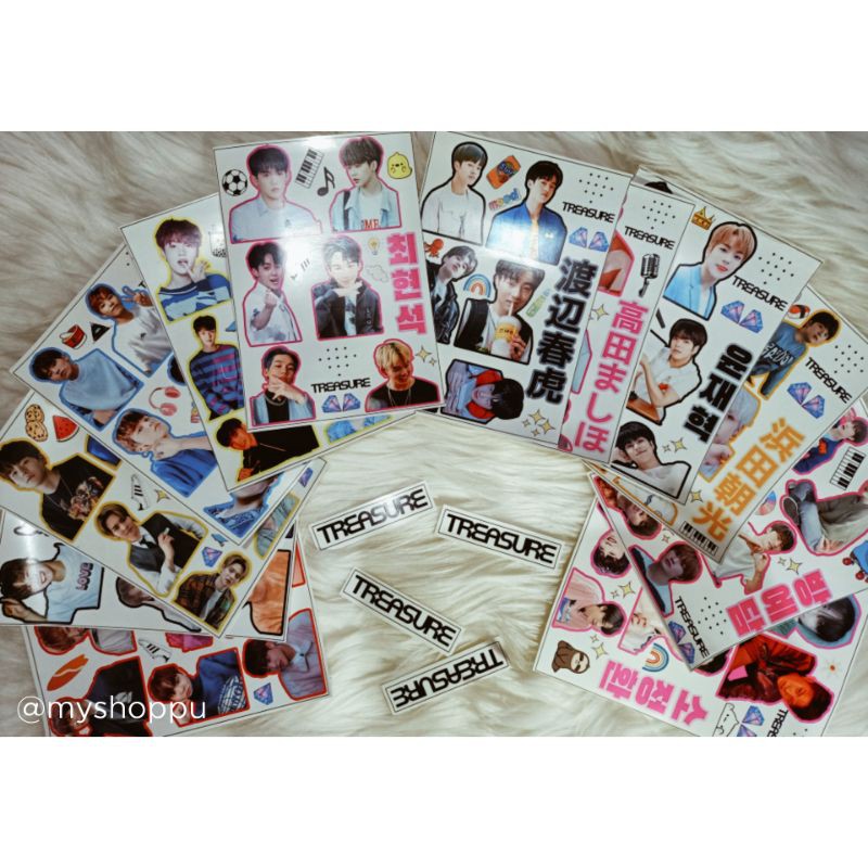 Jual Sticker TREASURE (Jeongwoo, Hyunsuk, Jihoon, Junkyu, Mashiho ...