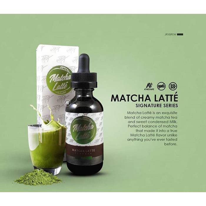 Jual MATCHA LATTE 60ML BY JRX BREW PREMIUM E-LIQUID VAPORIZER VAPE ...