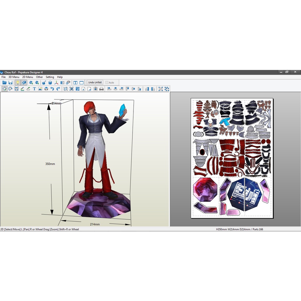 Jual Chou Iori Yagami Papercraft | Shopee Indonesia