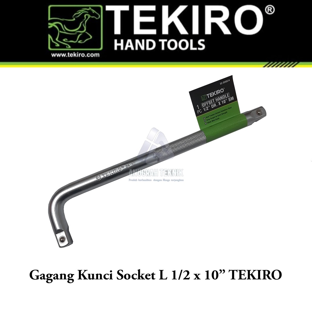 Jual Gagang/Stang Kunci Shock L 10 inch TEKIRO Offset Handle Mata Kunci ...