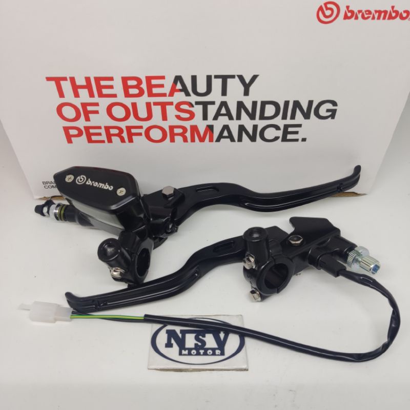 Jual MASTER REM SET KANAN KIRI MODEL RCB PLUS SWITCH REM BEAT VARIO ...