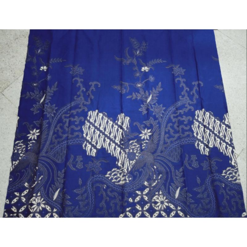 Jual KAIN BATIK PEKSI BIRU | Shopee Indonesia