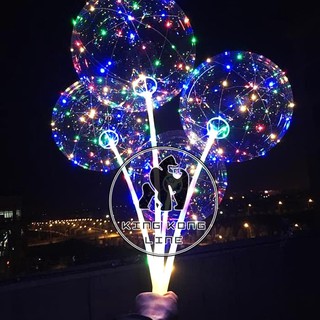 Balon Lampu LED Tumblr Gagang Helium Warna Warni Rainbow | Shopee Indonesia