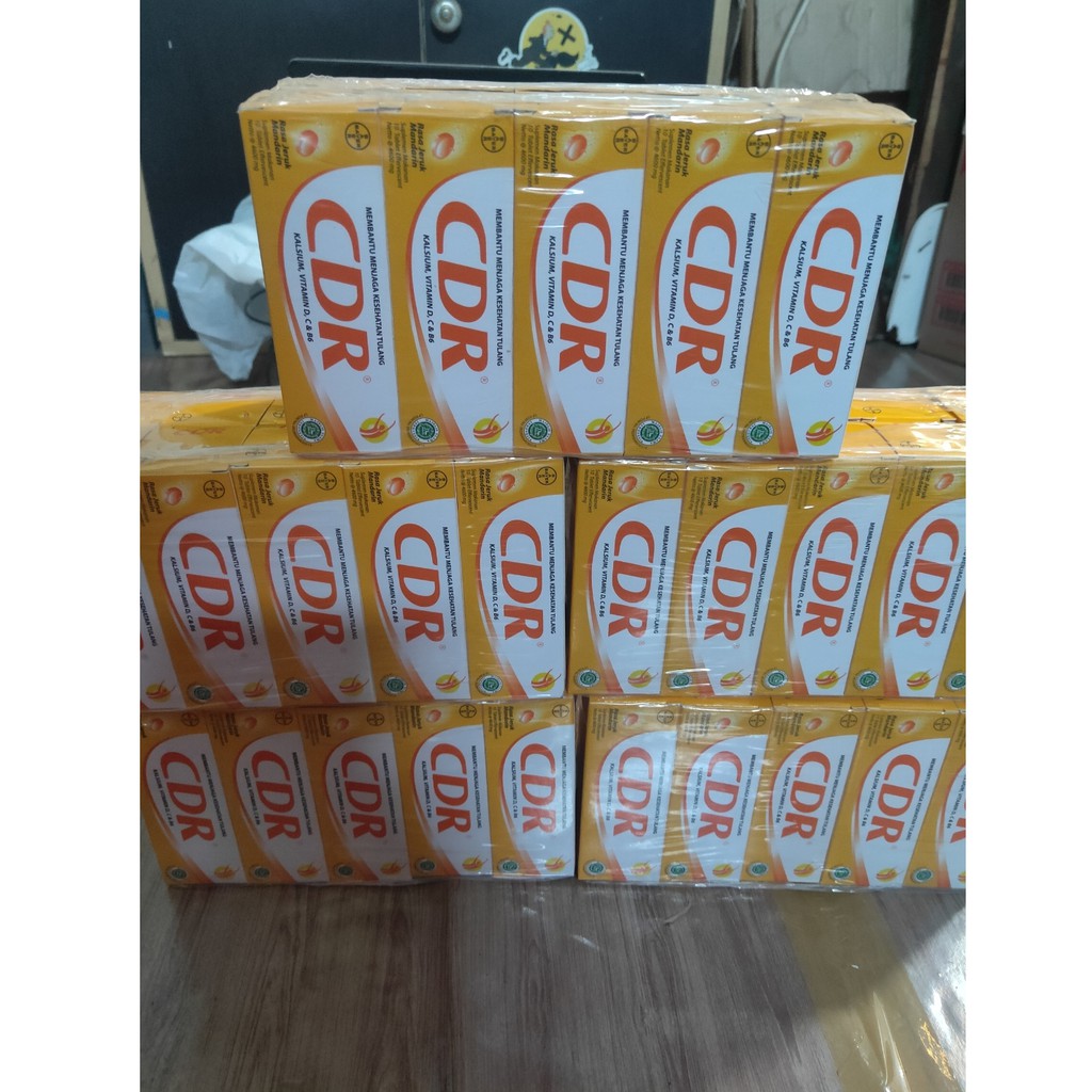 Jual CDR isi 10 tablet rasa jeruk Mandarin | Shopee Indonesia