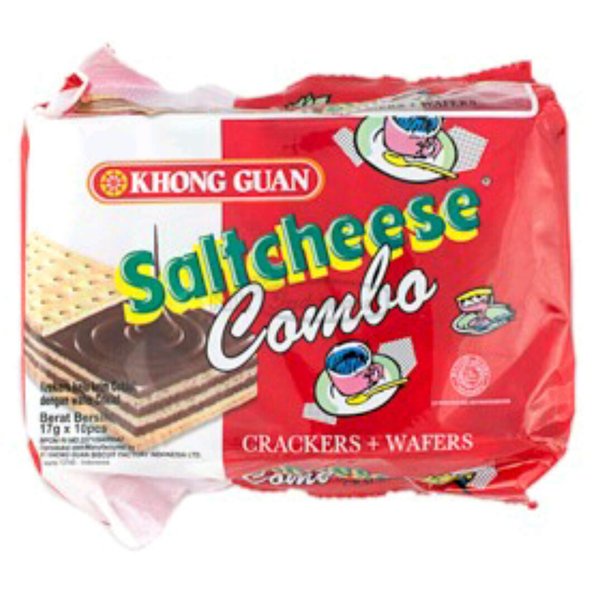 Jual KHONG GUAN Saltcheese Combo 10 x 17g | Shopee Indonesia