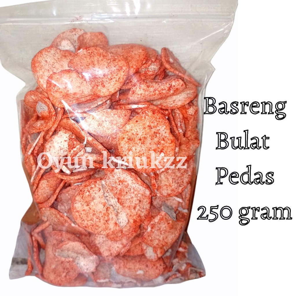 Jual SNACK 100 S/D 250 GRAM BASRENG BULAT /BROWNIS KERING /KERIPIK ...