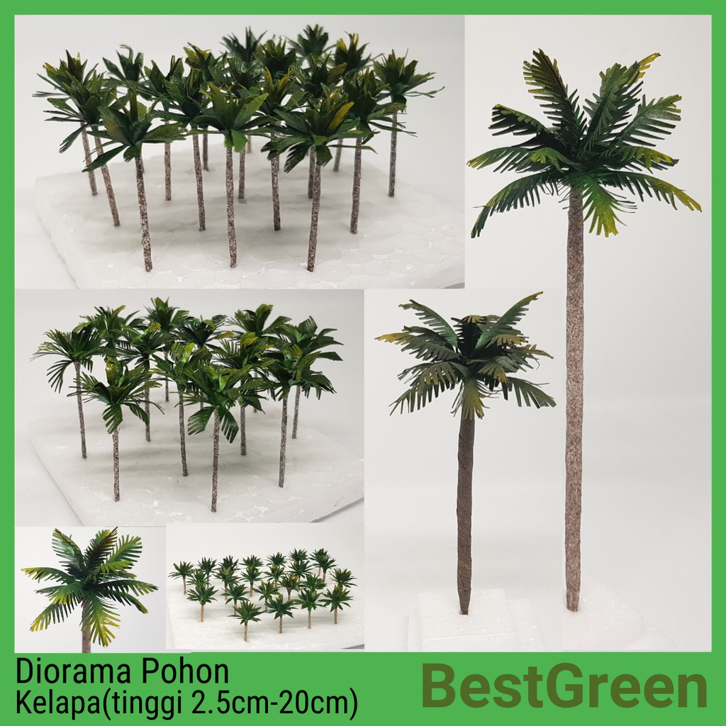 Jual MINIATUR POHON KELAPA POHON DIORAMA ARSITEK POHON MAKET Indonesia ...