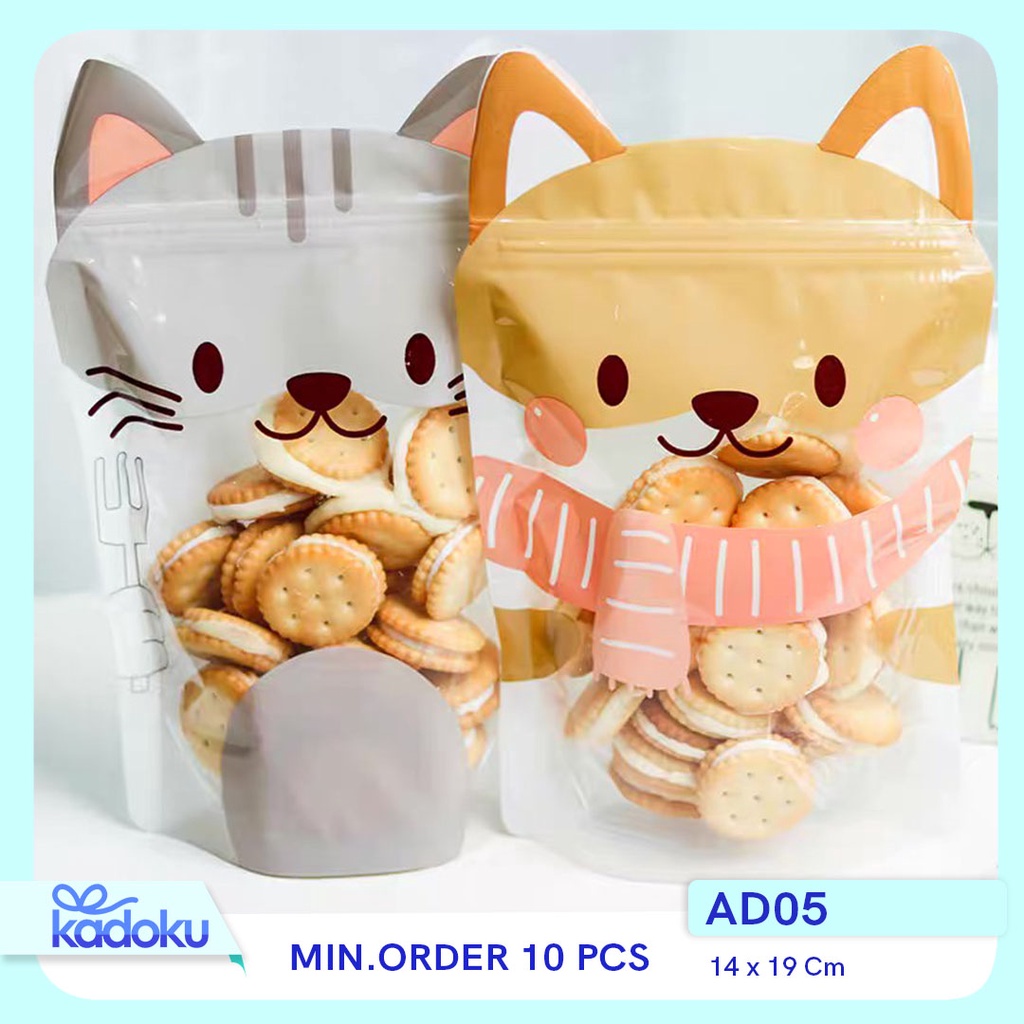 Jual Plastik ziplock / Ziplock kartun / Plastik cookies / Plastik ...