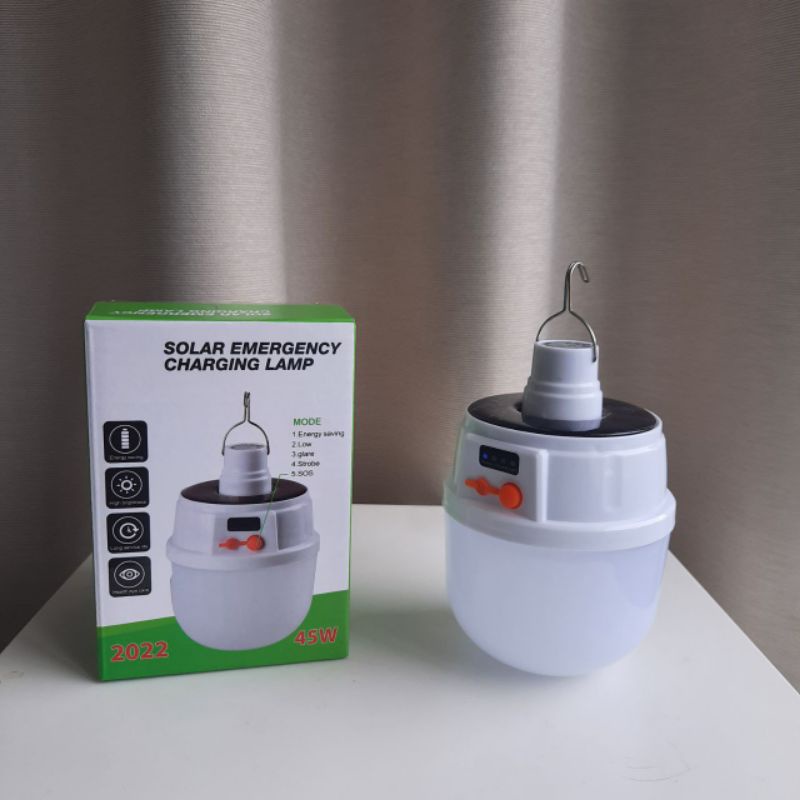 Jual Lampu LED Tenaga Surya Matahari Solar Cell Bisa Dicharge Hemat ...