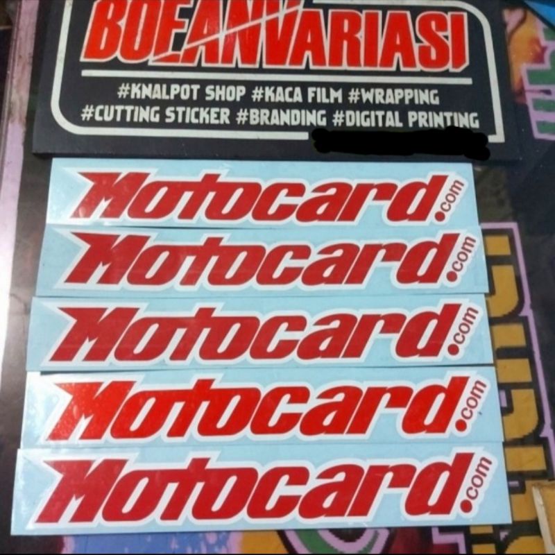 Jual Cutting Sticker Motocard | Shopee Indonesia
