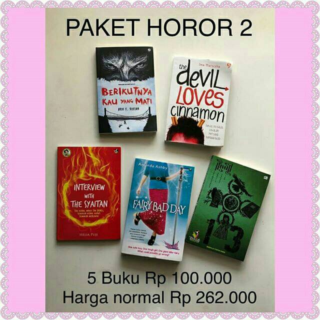Jual BUKU PAKET HORROR | Shopee Indonesia
