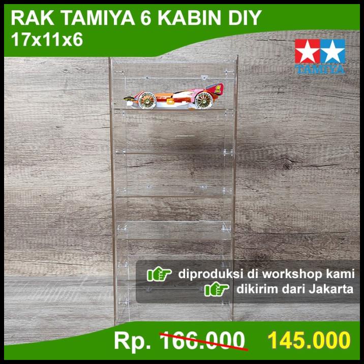 Jual Rak Tamiya 6 Kabin Diy Rak Akrilik | Shopee Indonesia