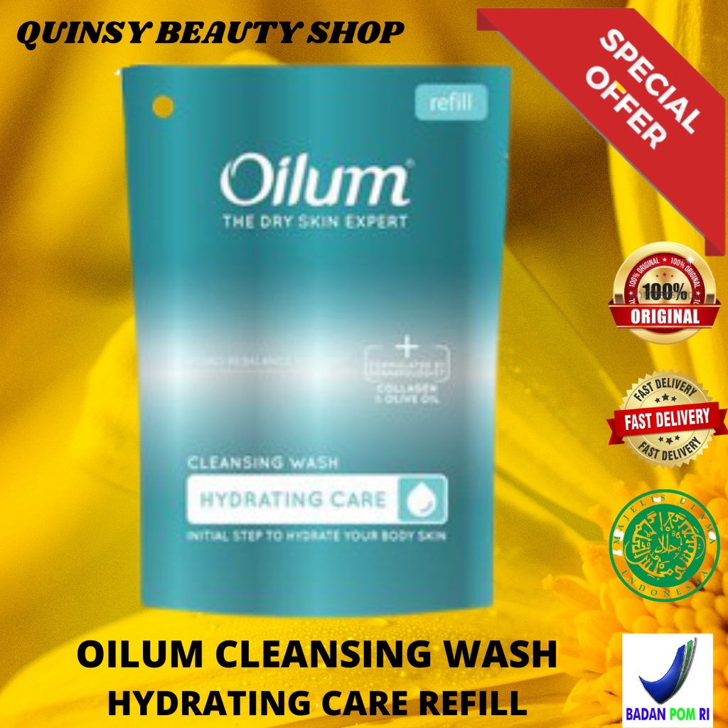 Jual Oilum cleansing wash hydrating care refill 175 ml Indonesia|Shopee ...