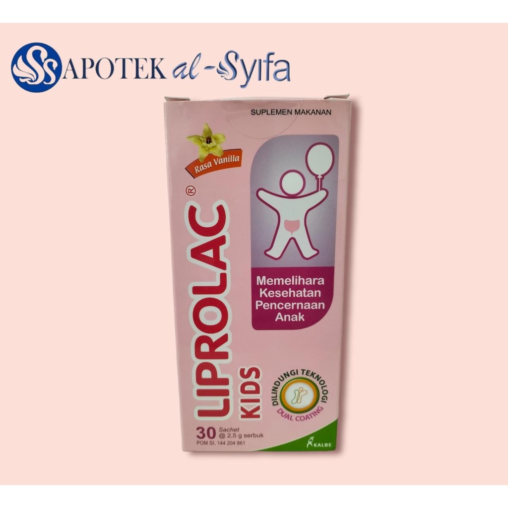 Jual Liprolac Kids/suplemen kesehatan pencernaan anak (harga per sachet ...