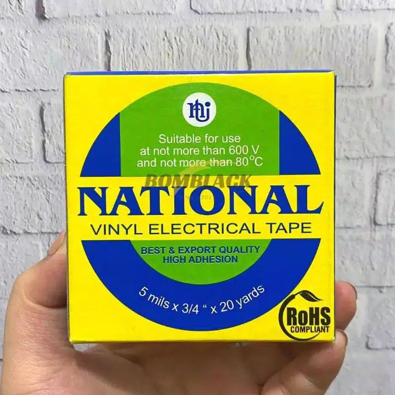 Jual ISolasi National Hitam Bulat Solasi anti api Tiewok (TAHAN API ...